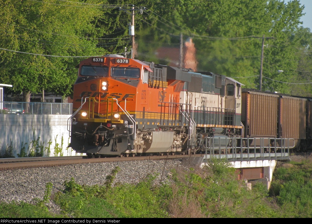 BNSF 6378, CP's River Sub.